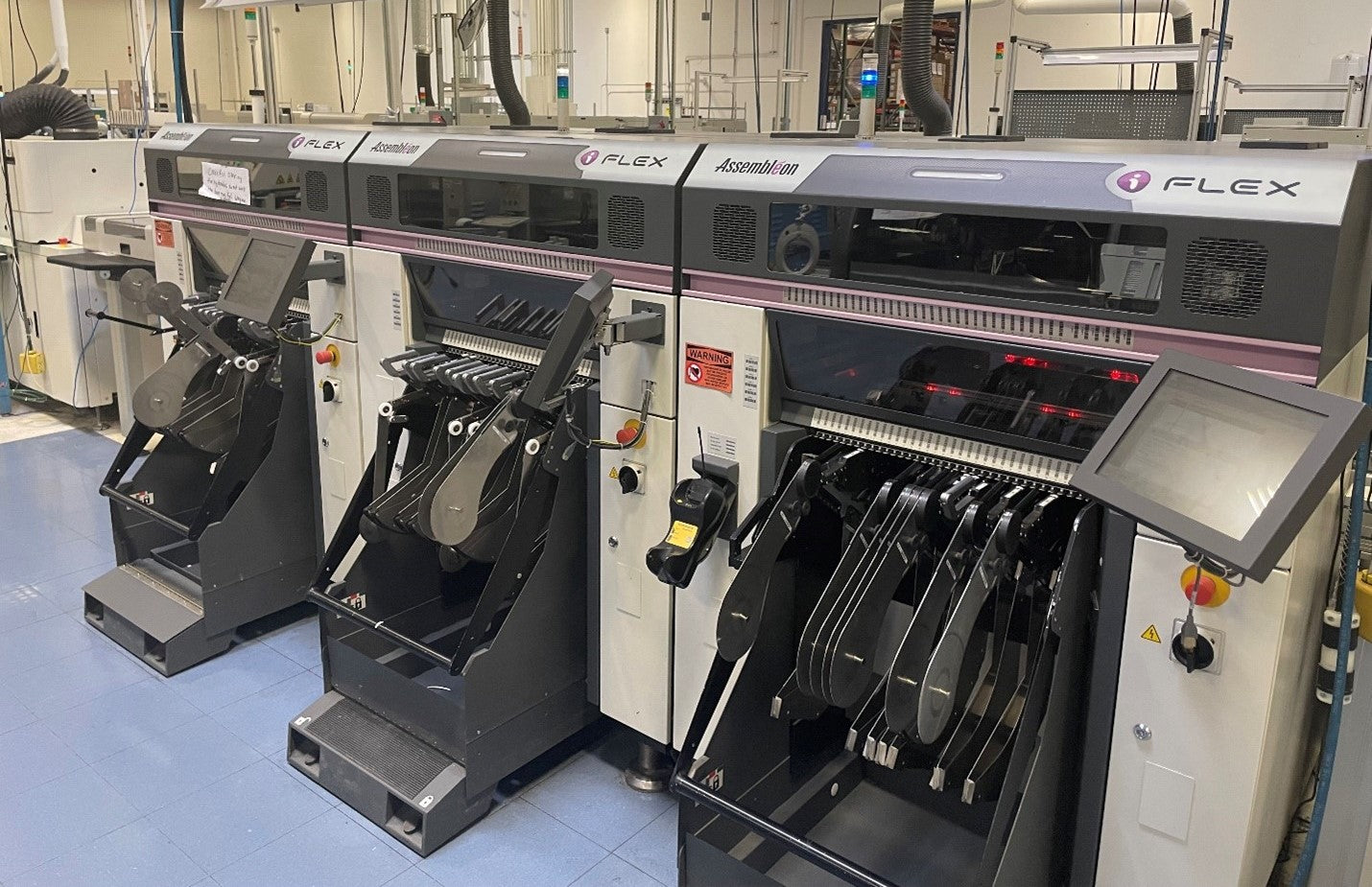 K&S Assembleon Complete Line: IFLEX (3 machines), Dek 03iX, Vitronics