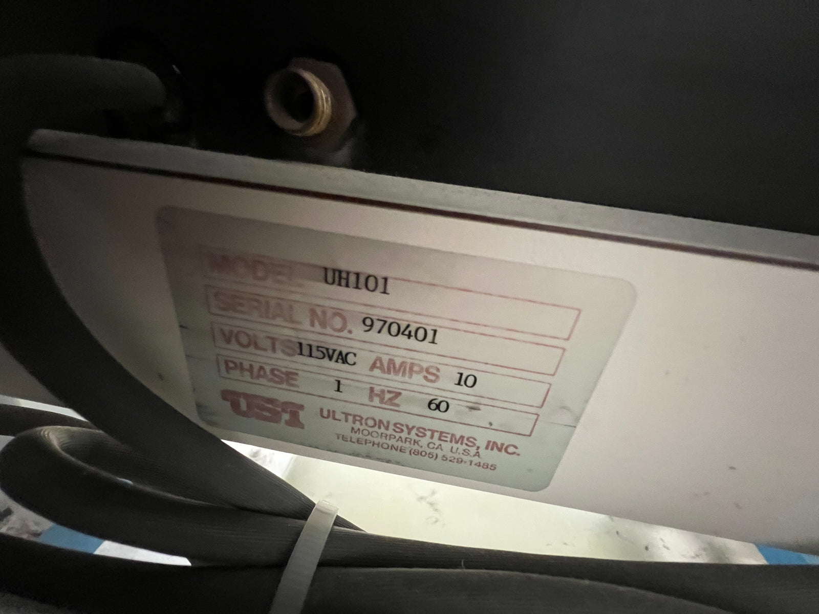 Ultron UH101 Wafer Taper UV Curing System